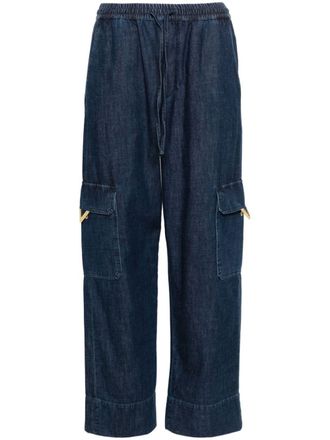 Valentino Garavani Chambray-Cargohose - Blau