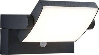 Lindby Lindby - Wandleuchte au&szlig;en Sherin aus Aluminium mit Bewegungsmelder von