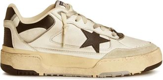 Golden Goose Low-Top Sneaker - Low-Top Sneakers With Vintage Star Emblem - Gr. 39 (EU) - in Beige - f&uuml;r Damen