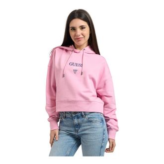 Guess Damen, Sweatshirts & Hoodies, Rosa, LGr&ouml;&szlig;e