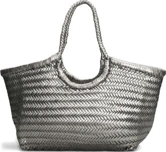 Dragon Diffusion cabas Nantucket à design tressé - Argent