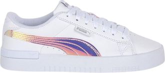 Puma Damen Sneaker Jada, holografisches Design, Leder (Wei&szlig;)