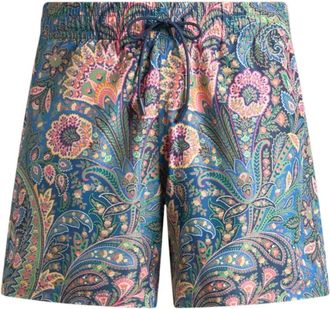 Etro Homme, Maillots de bain, Multicolore, Taille: M Floral Paisley Swim Shorts
