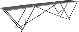 vidaXL Vidaxl - Tapeziertisch Klappbar mdf und Aluminium 300&times;60&times;78 cm