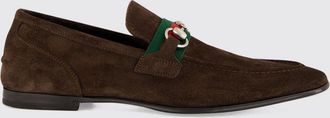 Gucci Mocassins Como en daim avec mors et d&eacute;tail Web
