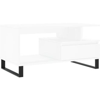 vidaXL vidaXL Couchtisch Wei&szlig; 90x49x45 cm Holzwerkstoff