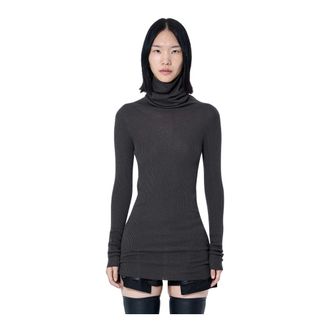 Rick Owens Femme, Pulls, Gris, Taille: 38 FR LS Tube Top