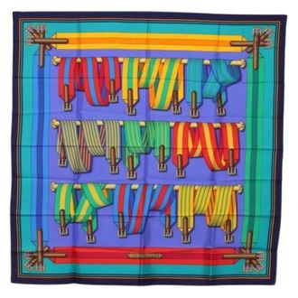 Herm&egrave;s Pre-owned Vintage Scarf - Femme - Pre-owned - Multicolore - Taille: ONE Size