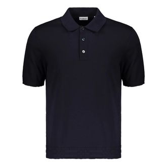 Burberry Kurzarm Poloshirt - - Tops - Herren - Blau - M