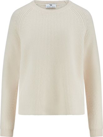 Peter Hahn Rundhals-Pullover Peter Hahn weiss