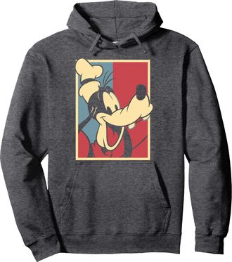 Disney Mickey & Friends Americana Goofy Red & Blue Pop Pullover Hoodie