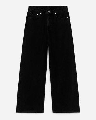 Arket CLOUD Loose Jeans Mit Weitem Bein -Schwarz