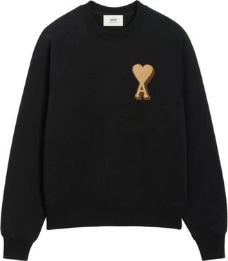 Ami Homme, Sweatshirts et sweats &agrave; capuche, Noir, Taille: M Boxy SweaT-shirt