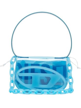 Diesel Hobo Bags - Translucent Rectangular Bag - Gr. unisize - in Blau - f&uuml;r Damen