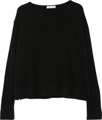 Liviana Conti Nesti Rundhals Strickpullover - - Knitwear - Damen - Schwarzk - M