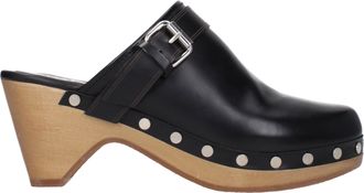 Isabel Marant Isabel Marant Titya Femmes Slip Ons Et Sabots Cuir Noir