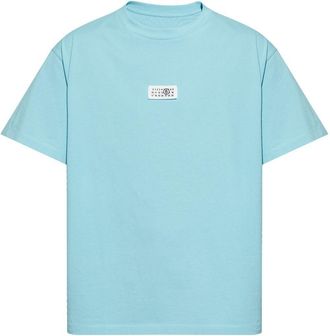 Maison Margiela chemise &agrave; num&eacute;ro signature - Bleu