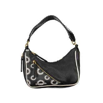 Desigual Schwarze Bolso Bandolera Handtasche