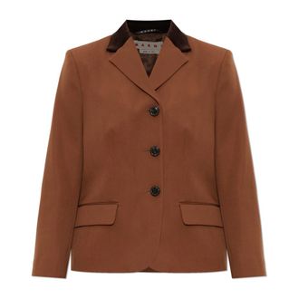 Marni Wollblazer - - Jackets - Damen - Braun - S