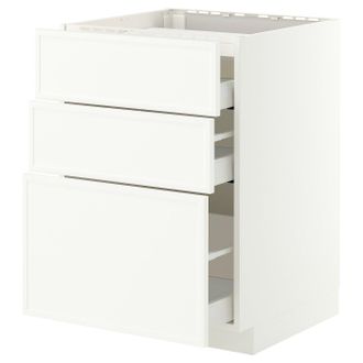 IKEA METOD / MAXIMERA Unterschr.f Kochf/3 Fronten/3Sch