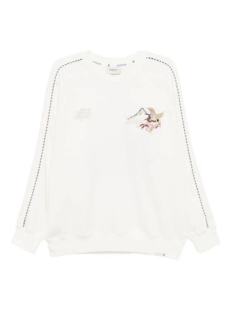 A Bathing Ape sweat à logo brodé - Tons neutres