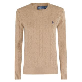 Polo Ralph Lauren Julianna Pullover mit langen &Auml;rmeln - - Knitwear - Damen - Braun - L