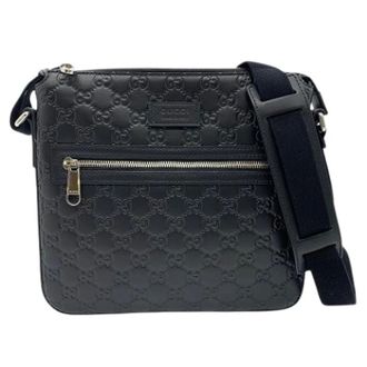 Gucci Pre-owned 406410 Sac bandouli&egrave;re - Homme - Pre-owned - Noir - Taille: ONE Size