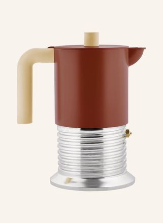 Alessi Espressokocher Vite braun