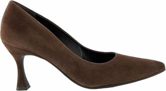 Paul Green Spitz zulaufender Pumps aus Veloursleder - - Shoes - Damen - Braun - 39 1/2 EU