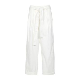 Msgm Straight Hosen - - Trousers - Damen - Wei&szlig; - M