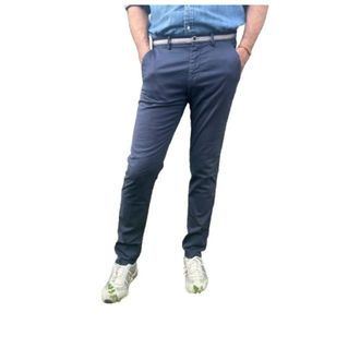 Mason's Pantalon Chino Slim Torino Summer Masons - Couleur fournisseur: Marine-Taille: 48It - Homme - Pantalons - Bleu - Taille: XS