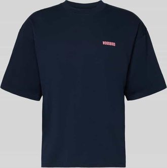 Woodbird T-Shirt mit Label-Print Modell Beam