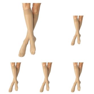 Nur Die Damen Matt Fein Kniestr&uuml;mpfe 621802, 20 DEN, Gr. One size, Braun (mandel 116)