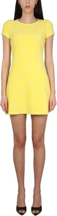 Dsquared2 Femme, Robes, Jaune, Taille: 36 FR Chenille Jacquard Surfer Towel A Line Dress