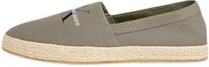 Calvin Klein Jeans Homme Espadrilles Chaussures en Toile, Vert (Dusty Olive), 42