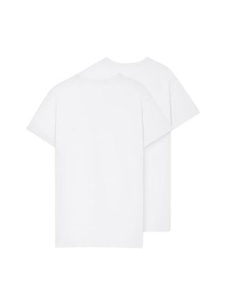 Versace Cotton-Elastane Pack of Two T-Shirt - White