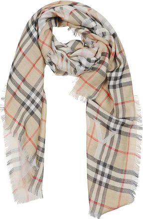 Burberry unisex, Accessoires, Beige, Taille: ONE Size &Eacute;charpe avec motif Chevalier &Eacute;questre