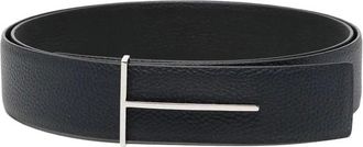 Tom Ford Homme, Accessoires, Bleu, Taille: 100 CM Ceinture &agrave; boucle ardillon