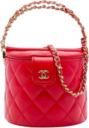 Chanel Sac Vanity Pre-owned - Femme - Pre-owned - Rouge - Taille: ONE Size