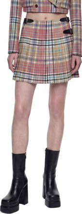 Vivienne Westwood Heather Check Mini Kilt