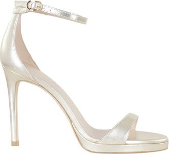 Stuart Weitzman Femme, Chaussures, Gris, Taille: 36 EU Nudist Platform