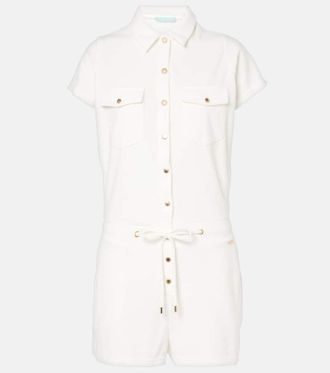 Melissa Odabash Combi-pantalon Cheryl en coton mélangé