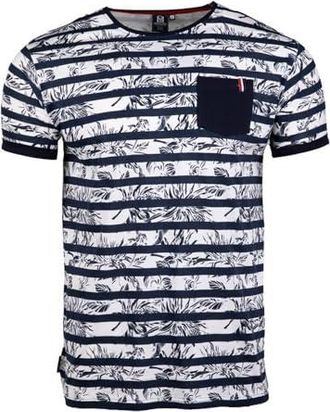 La Maison Blaggio T-Shirt Noir/Blanc Homme Mauricio Noir XL