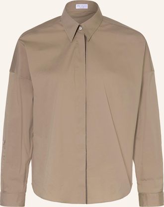 Brunello Cucinelli Brunello Cucinelli Hemdbluse braun