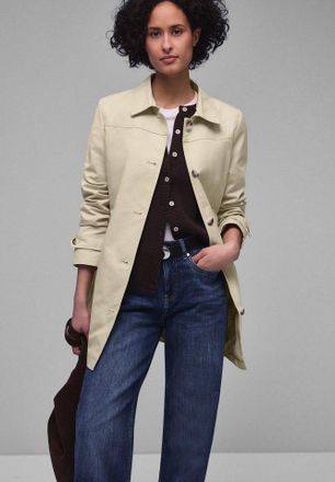 Street One Outdoorjacke im soften Baumwoll-Mix