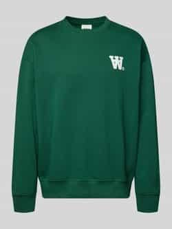 Wood Wood Sweatshirt mit Logo-Badge Modell Noel