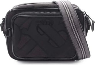 Burberry 2018-2023 TB Monogram Canvas Paddy crossbody bag - Schwarz