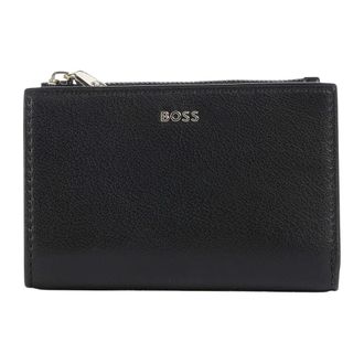 HUGO BOSS Hammered Kunstleder Geldb&ouml;rse - - Accessories - Damen - Schwarzk - ONE SIZE