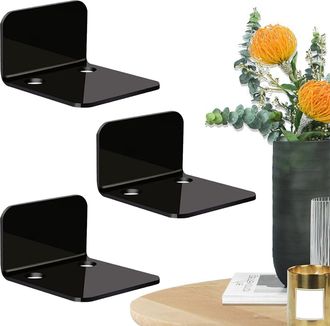 Generico Schwebendes Wandregal - Mini-Acryl, kompaktes Design, langlebiges Material, einfache Installation, modernes und elegantes Aussehen, für Actionfiguren,