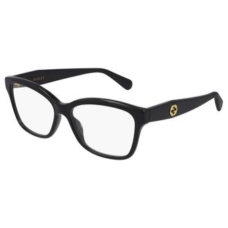 Gucci Rechteckiger Rahmen - - Accessories - Damen - Schwarzk - 55 MM
